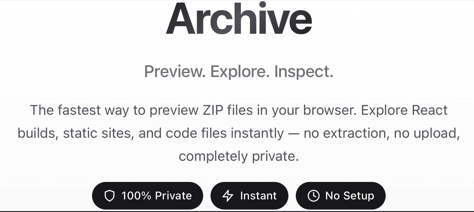 Archive - ZIP Preview Studio | View & Explore ZIP Files Online